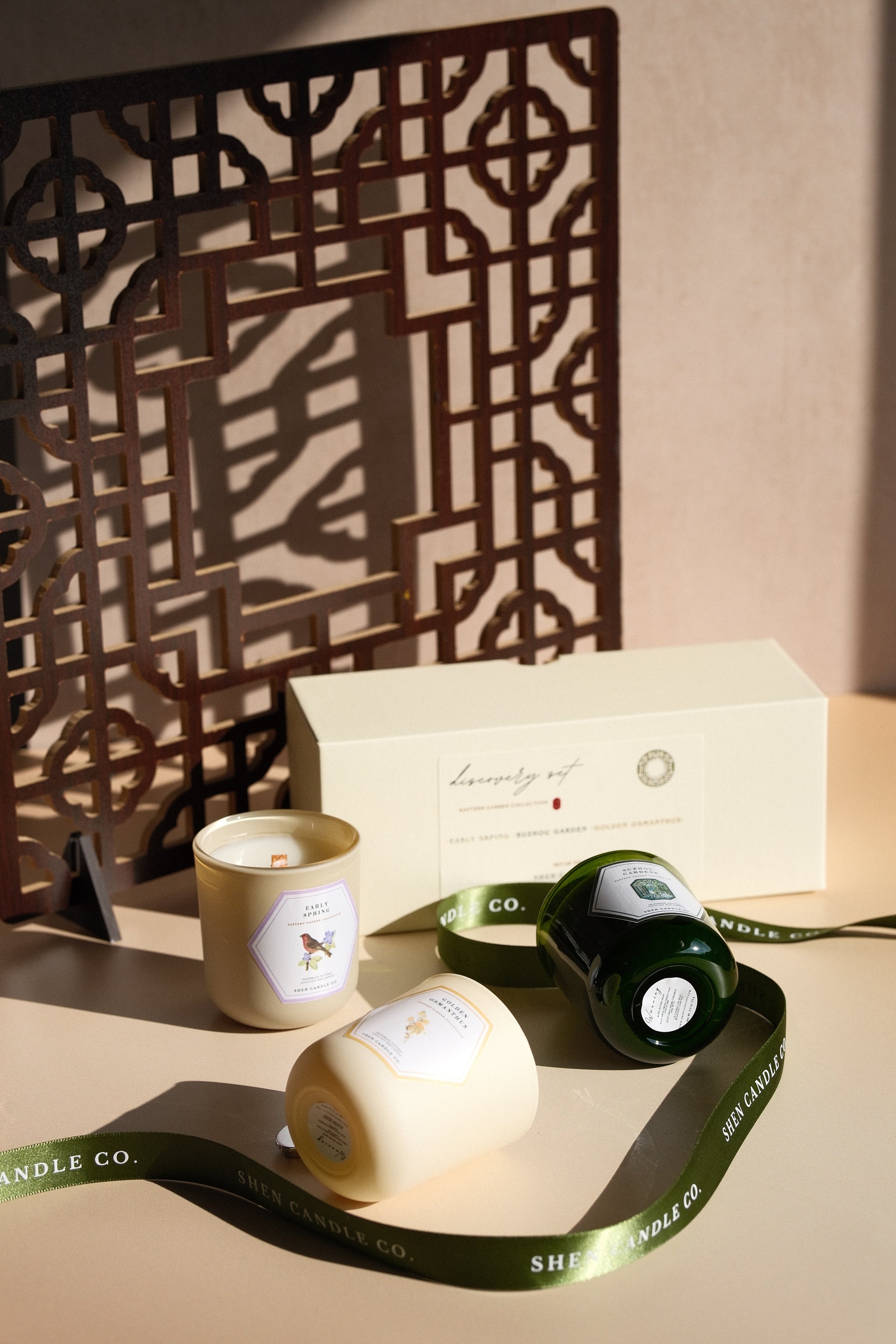 Mini Candle Discovery Set of Three- Eastern Garden Collection – Shen ...