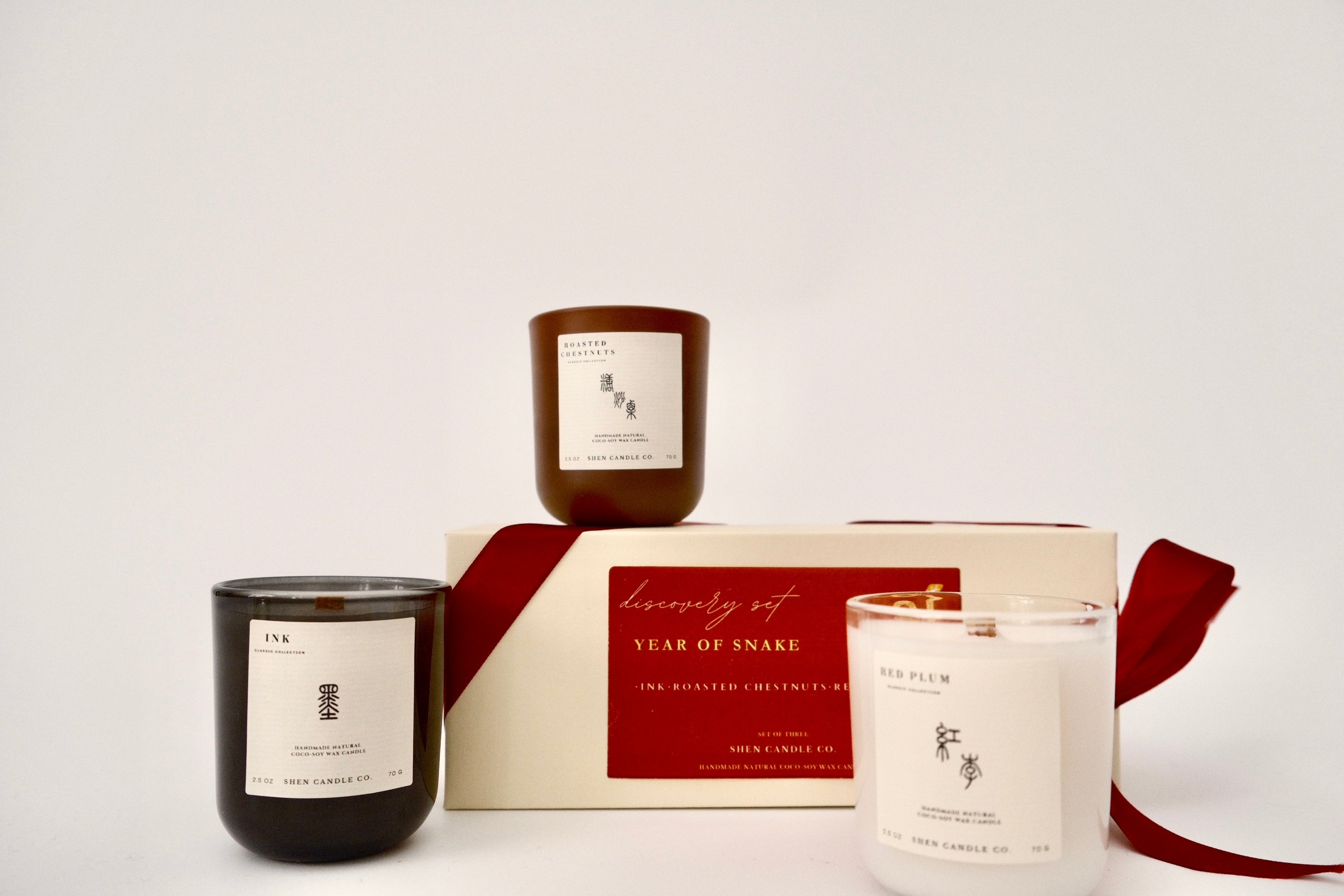 Mini Candle Discovery Set of Three- Classic Collection Year of Snake L ...